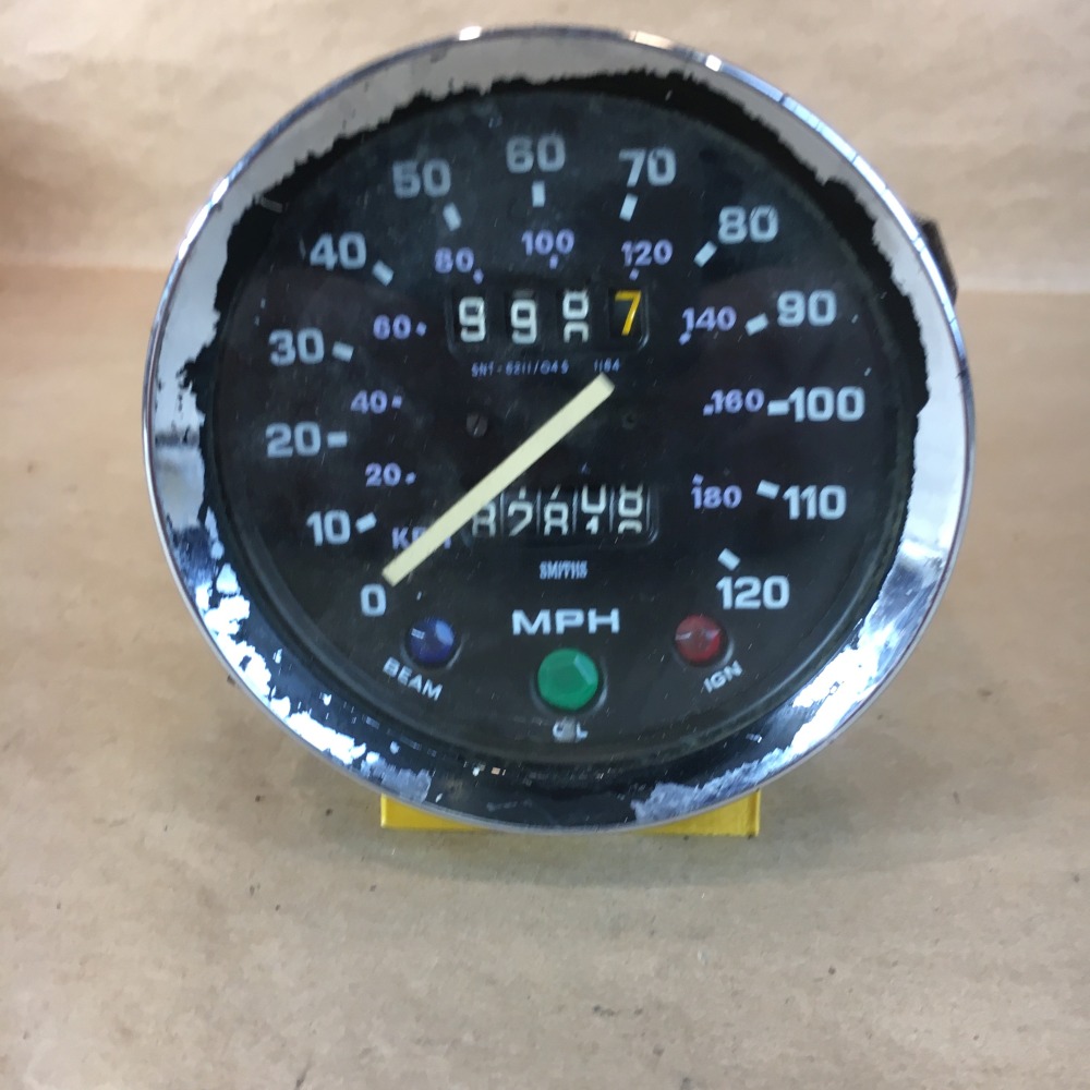 Triumph Spitfire 1500 Original Speedometer Gauge 120MPH Smiths SNT-6211 ...