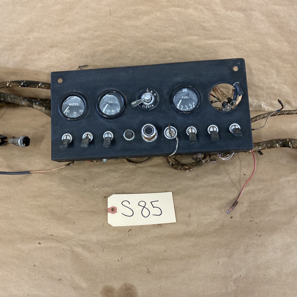 Original Jaguar XKE E-Type S1 4.2 Dash Center Instrument Cluster ...