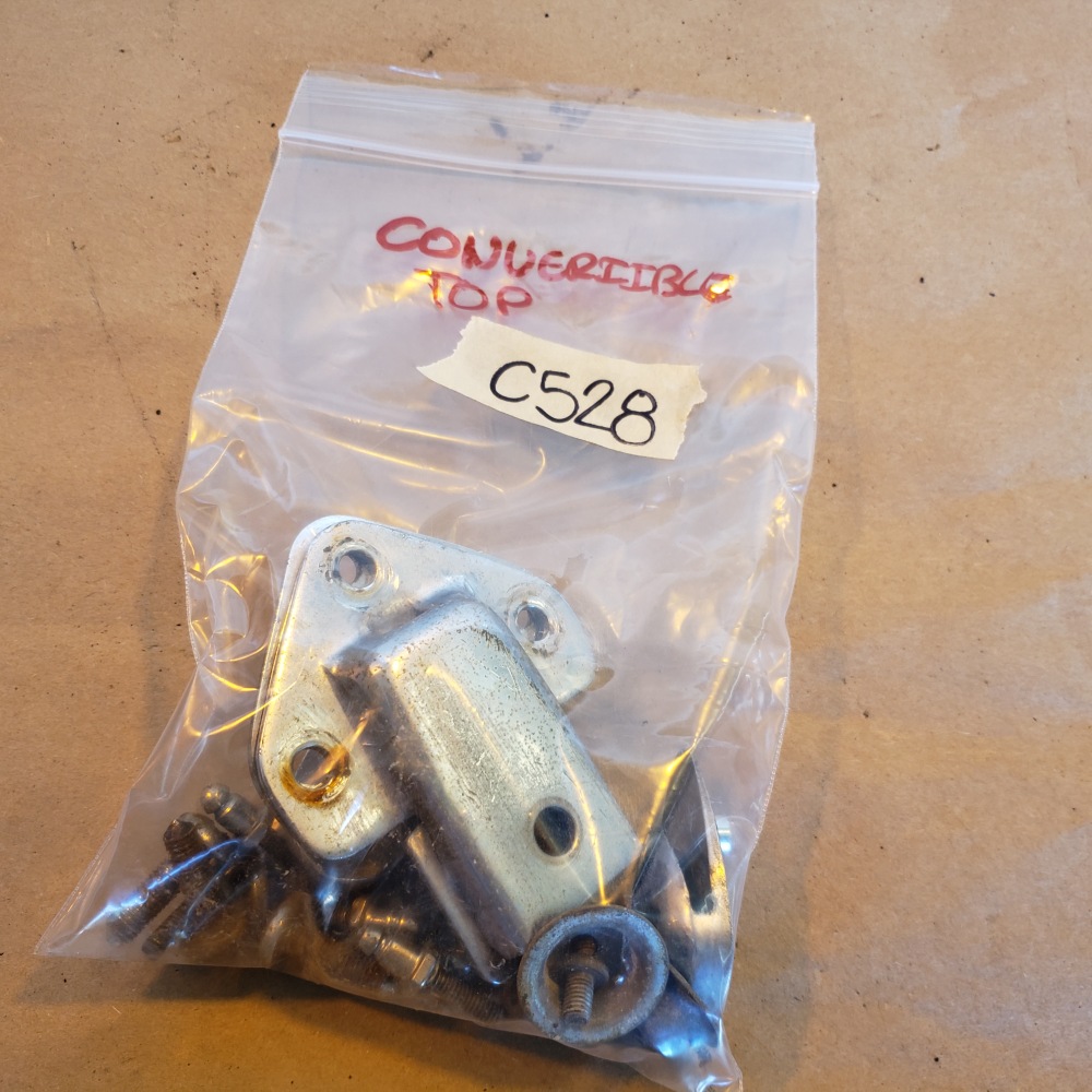 MG MGB Original Tonneau Top Cover Mounting Hardware Set Sockets ...