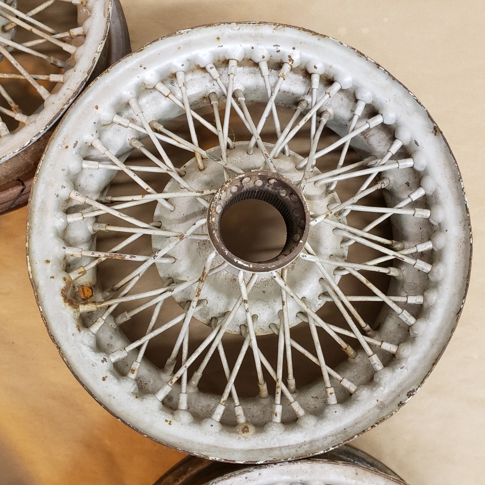 Sunbeam Alpine Original Wire Wheel 13 x 4 inch 60 Spoke Set of 5 OEM ...