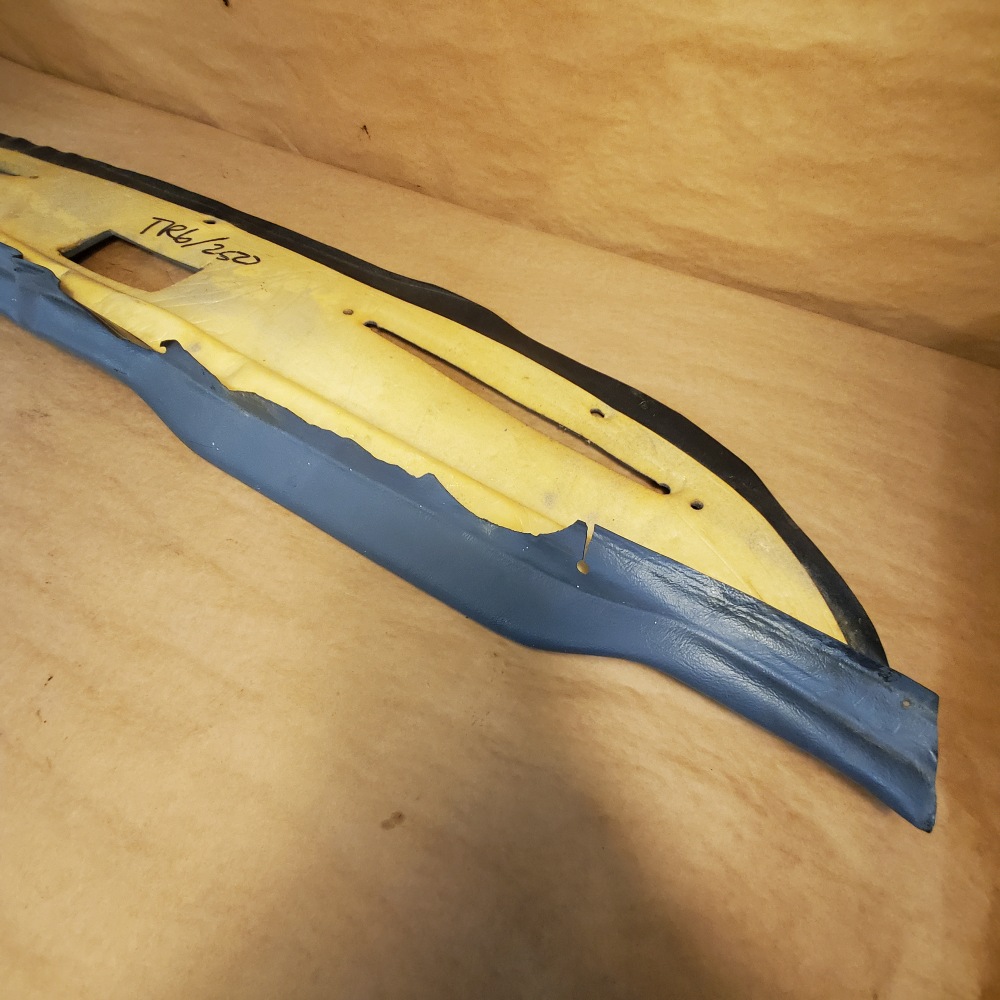 1968-1976 Triumph TR6 Blue Interior Dashboard Dash Top Foam Pad and ...