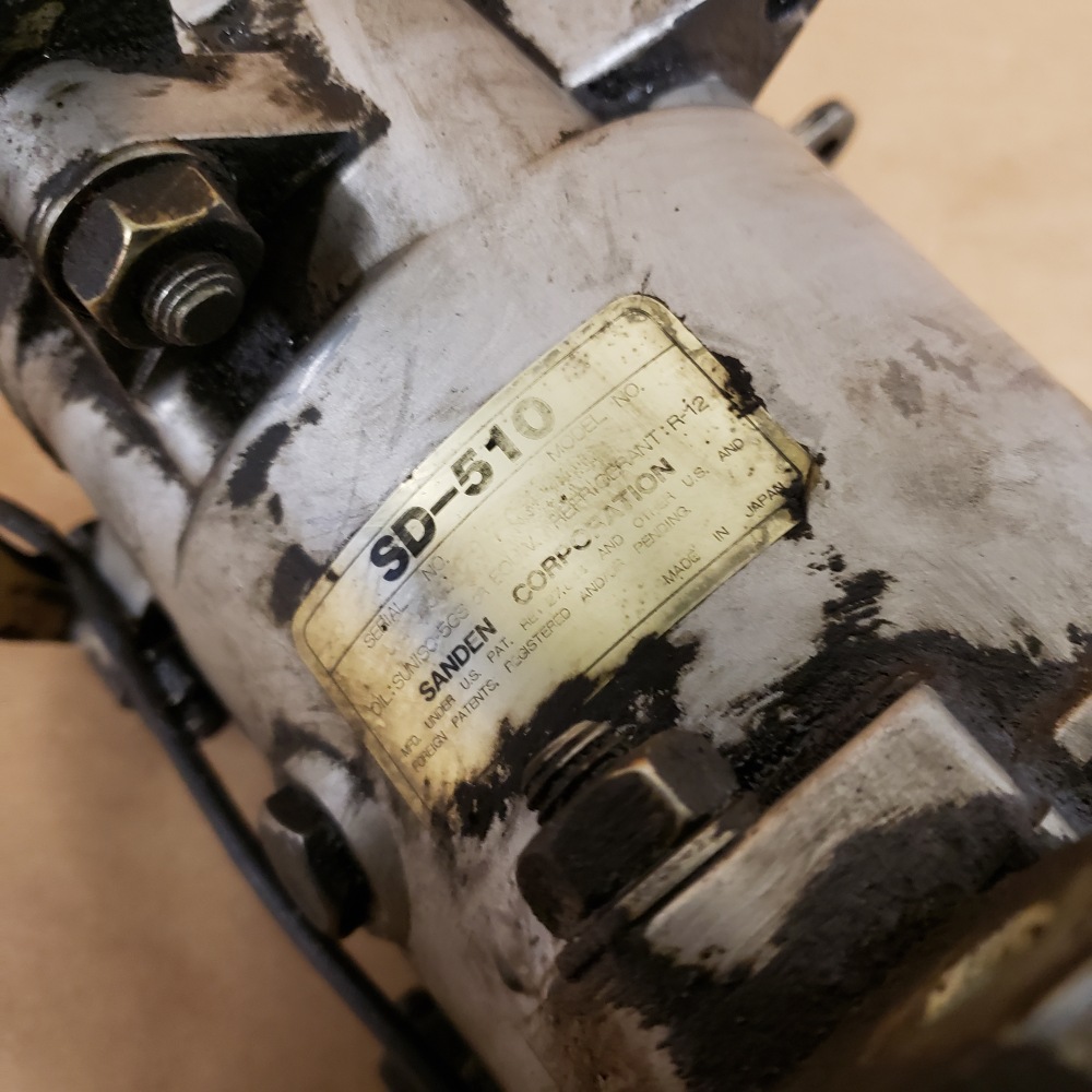 Jaguar XJ6 1988-89 AC Air Conditioning Compressor Sanden SD-510 OEM ...