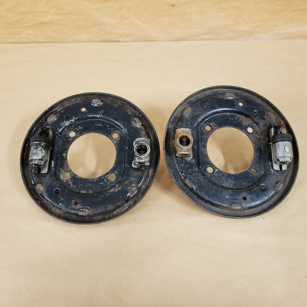 Triumph GT6 Original Rear Brake Drum Backing Plate Set LH and RH OEM ...