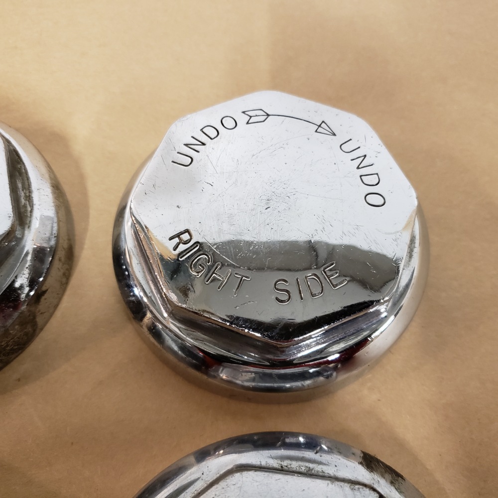 MGB Midget Austin Healey Sprite Wire Wheel Knock Off SET Coarse Thread ...