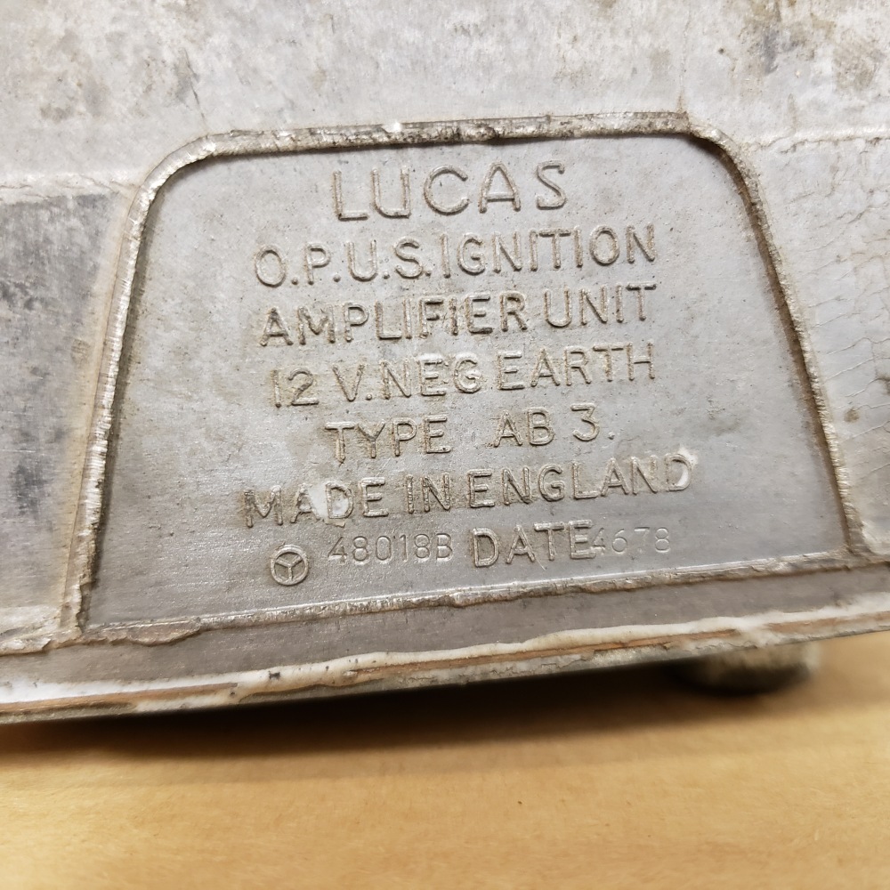 Jaguar XKE E-type S3 Original Lucas AB3 Ignition Amplifier 48018B Dated ...