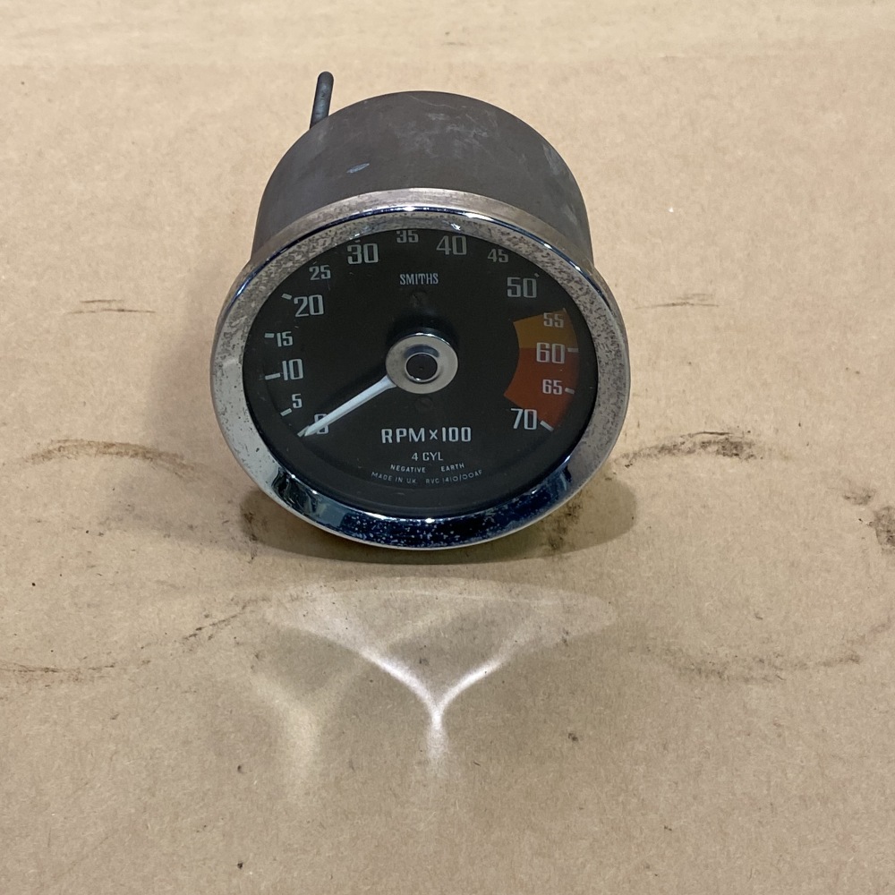 Original MG MGB 1972-76 Smiths Tachometer RPM Gauge RVC1410/00AF OEM ...