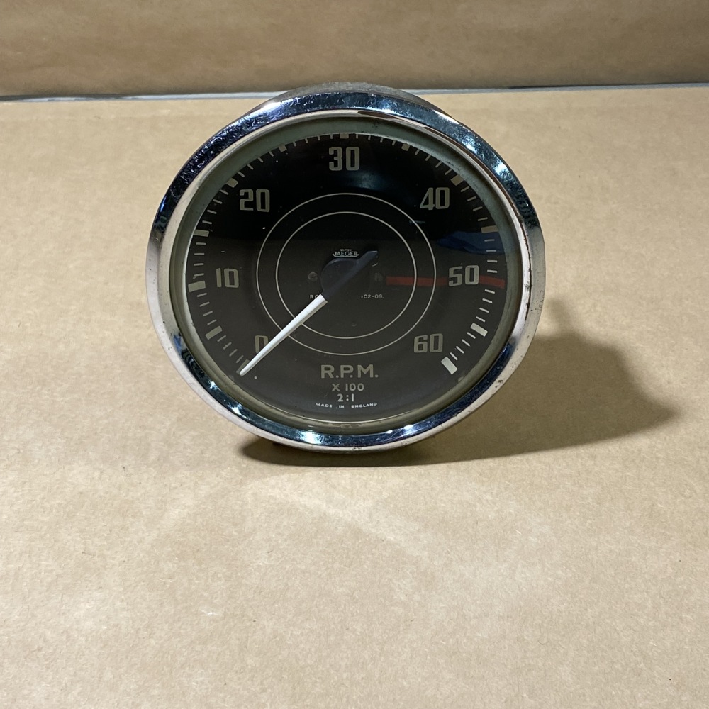 Original Triumph TR2 TR3 British Jaeger Tachometer RC 163 51-111-402-09 ...