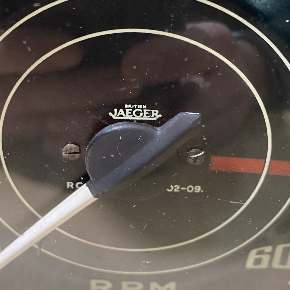 Original Triumph TR2 TR3 British Jaeger Tachometer RC 163 51-111-402-09 ...