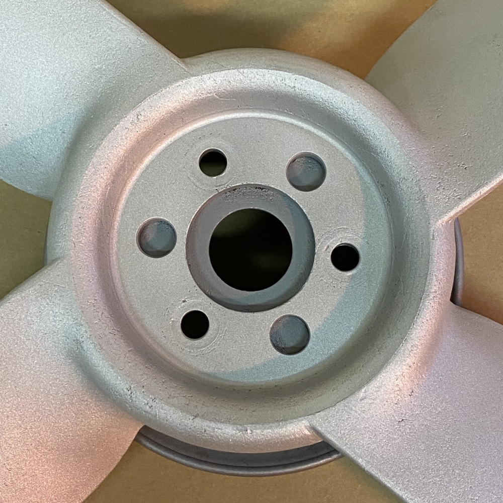 Original 54-59 Mercedes-Benz W180 220S Aluminum 4 Blade 3 Hole Fan w ...