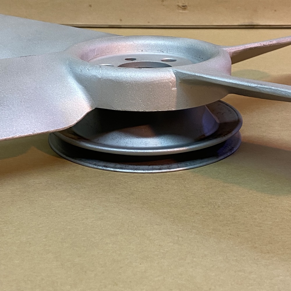 Original 54-59 Mercedes-Benz W180 220S Aluminum 4 Blade 3 Hole Fan w ...