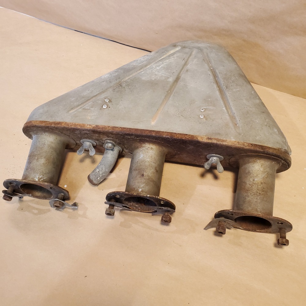 Original Jaguar XKE E-Type Series 1 Trumpet Intake Triple SU Carbs Air ...