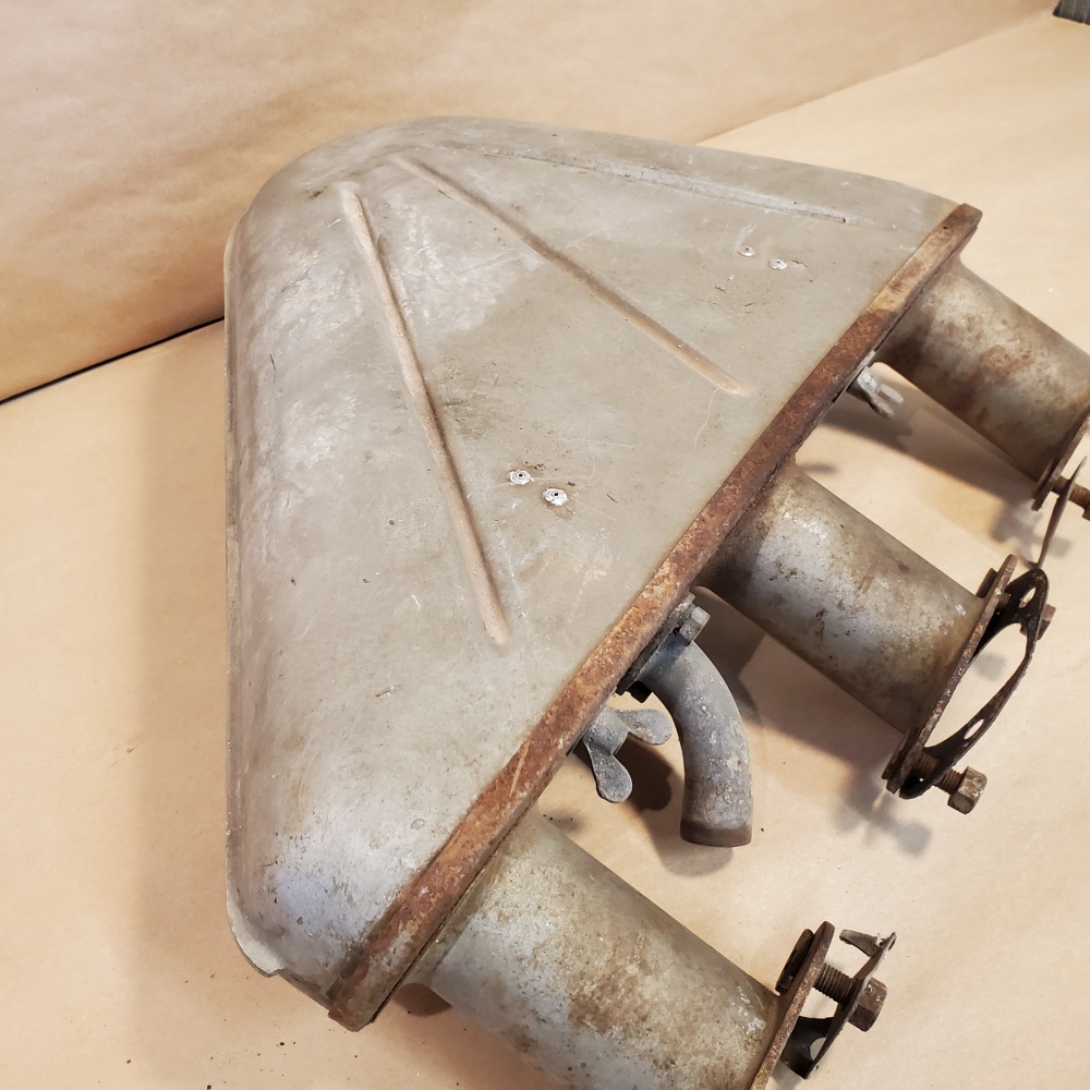 Original Jaguar XKE E-Type Series 1 Trumpet Intake Triple SU Carbs Air ...