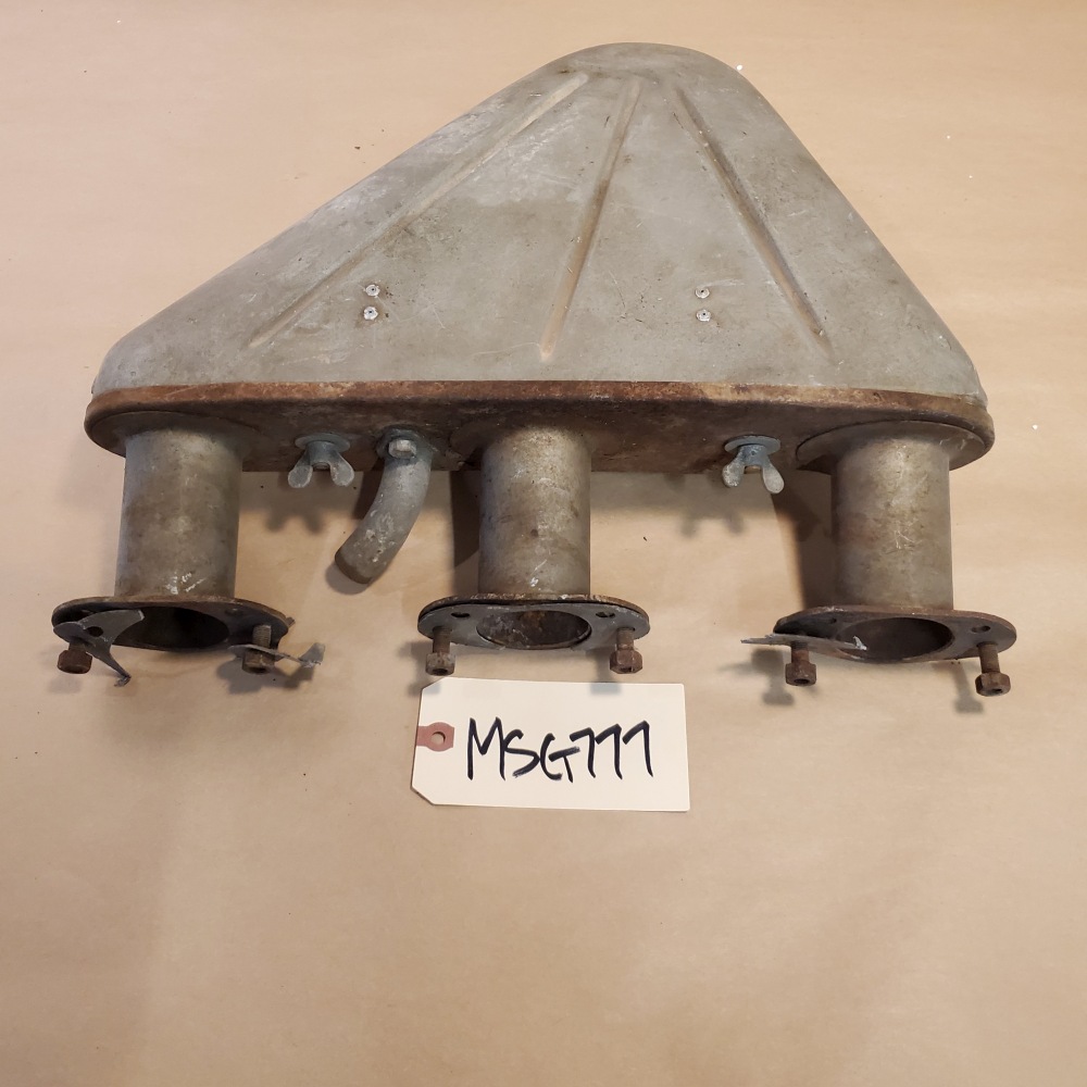 Original Jaguar XKE E-Type Series 1 Trumpet Intake Triple SU Carbs Air ...