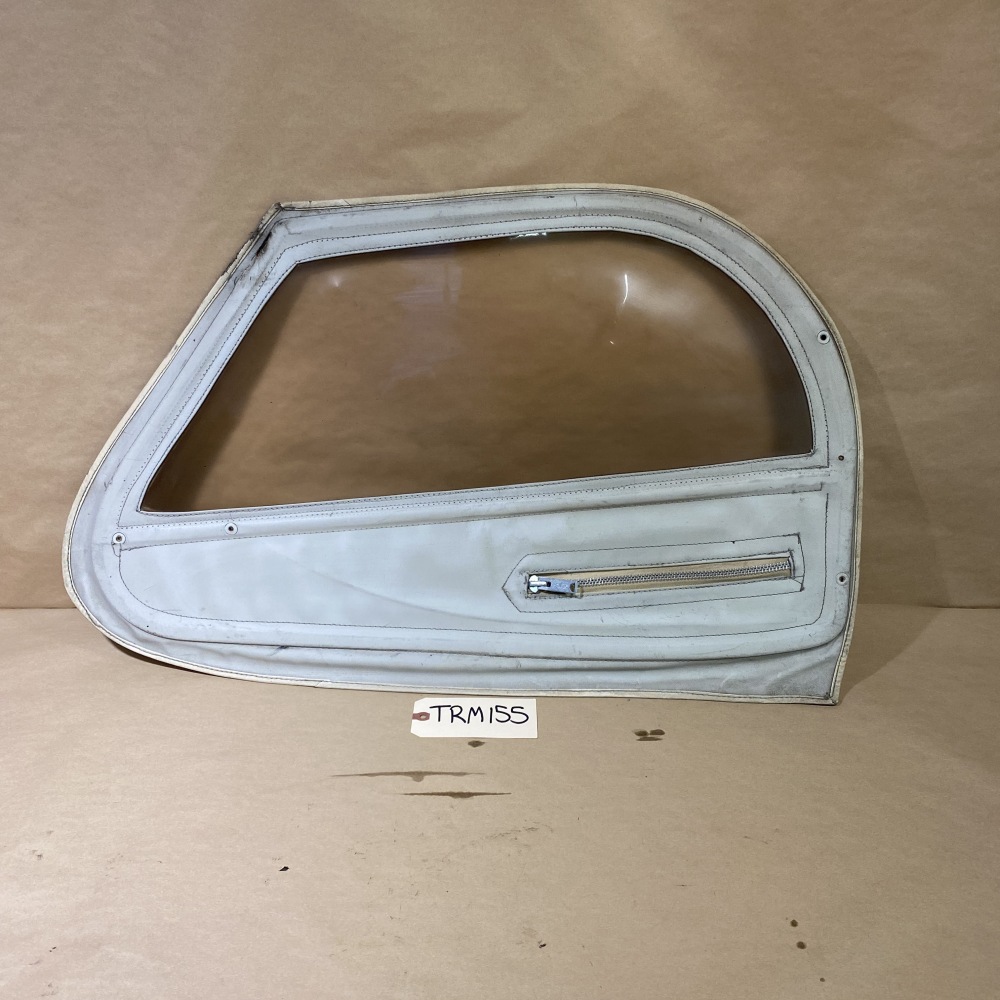 Jaguar XK120 XK140 Roadster RH Right Side Side Curtain Window w Zipper ...