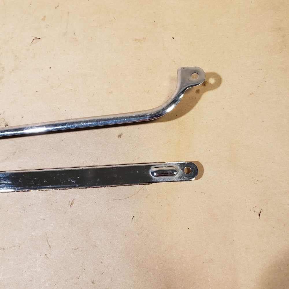 Original Jaguar XKE E-Type S1.5 S2 Door Handle Recess Chrome Pair ...