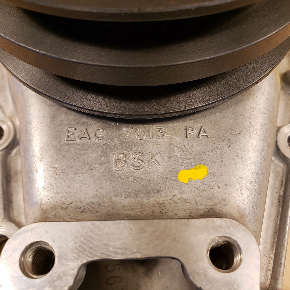 72-78 Jaguar XJ12 XJS 5.3L V12 Rebuilt Water Pump with Double Groove ...