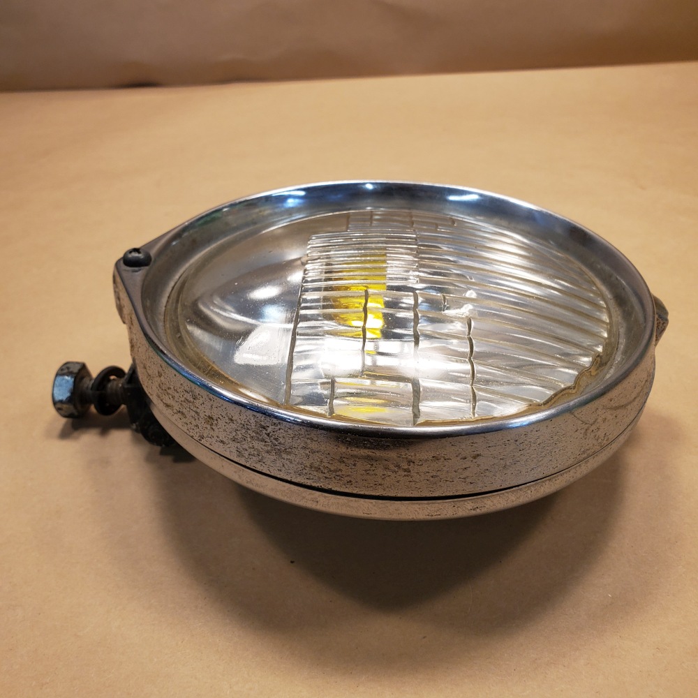 Aftermarket Lucas Fogranger Style Fog Lamp 5 1/4 Inch Lens Chrome ...