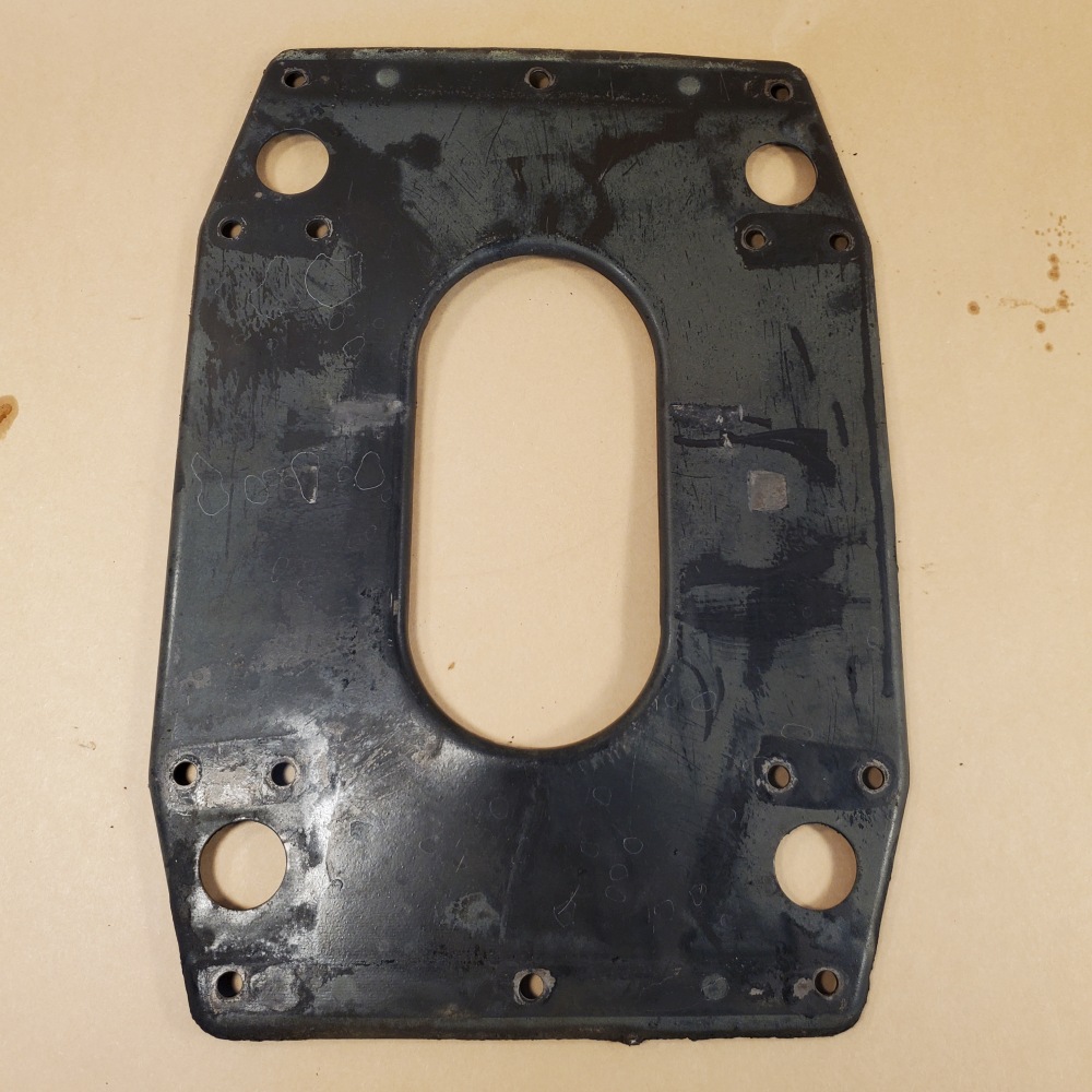 Jaguar XKE E-Type 4.2 Rear Suspension IRS Cradle Lower Plate C20651 ...