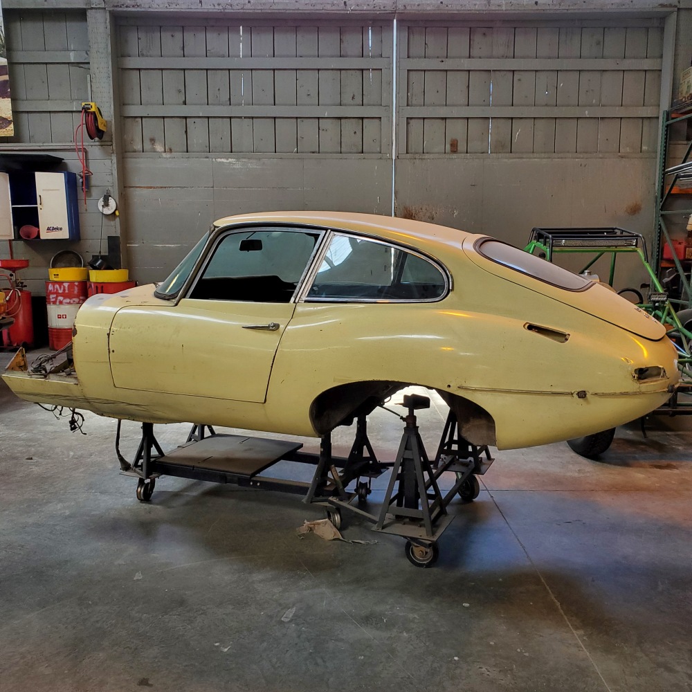 1967 Jaguar XKE E Type Shell Doors Hatch Glass Center Instrument Panel ...