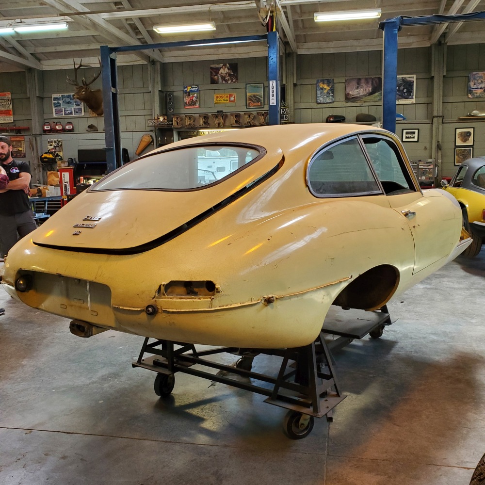 1967 Jaguar XKE E Type Shell Doors Hatch Glass Center Instrument Panel ...