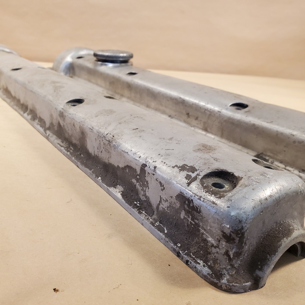 Jaguar XK140 Aluminum Cam Covers Valve Covers Left Right LH RH Pair ...